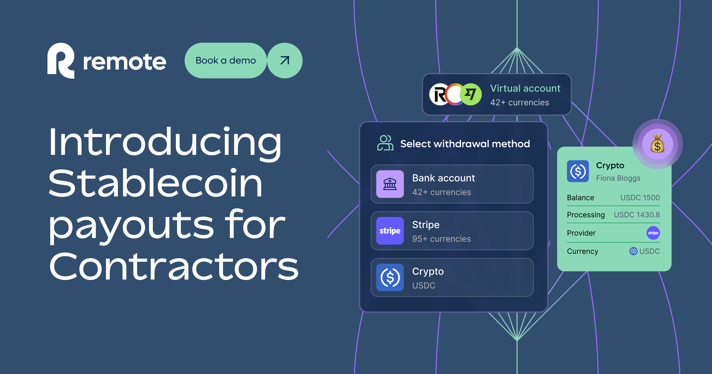 Empower your contractors with borderless payments: Remote launches stablecoin payouts